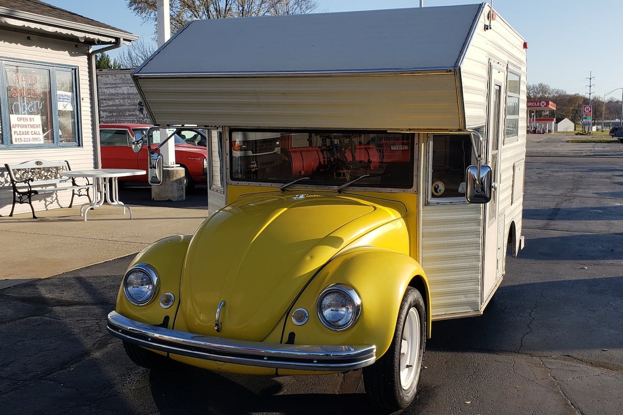 Photo 1 - Volkswagen Coccinelle. Une Cox camping-car vendue aux ...