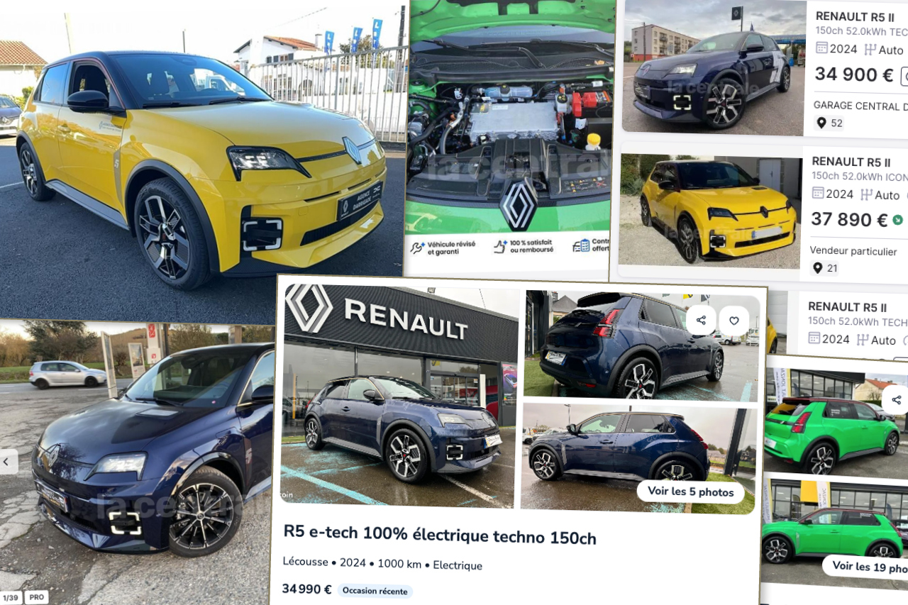 Renault 5 E-Tech (2025). La citadine électrique disponible en occasion ...