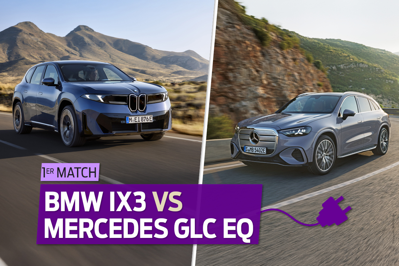 BMW iX3 vs Mercedes GLC EQ (2026) : 1er duel statique entre les deux ...