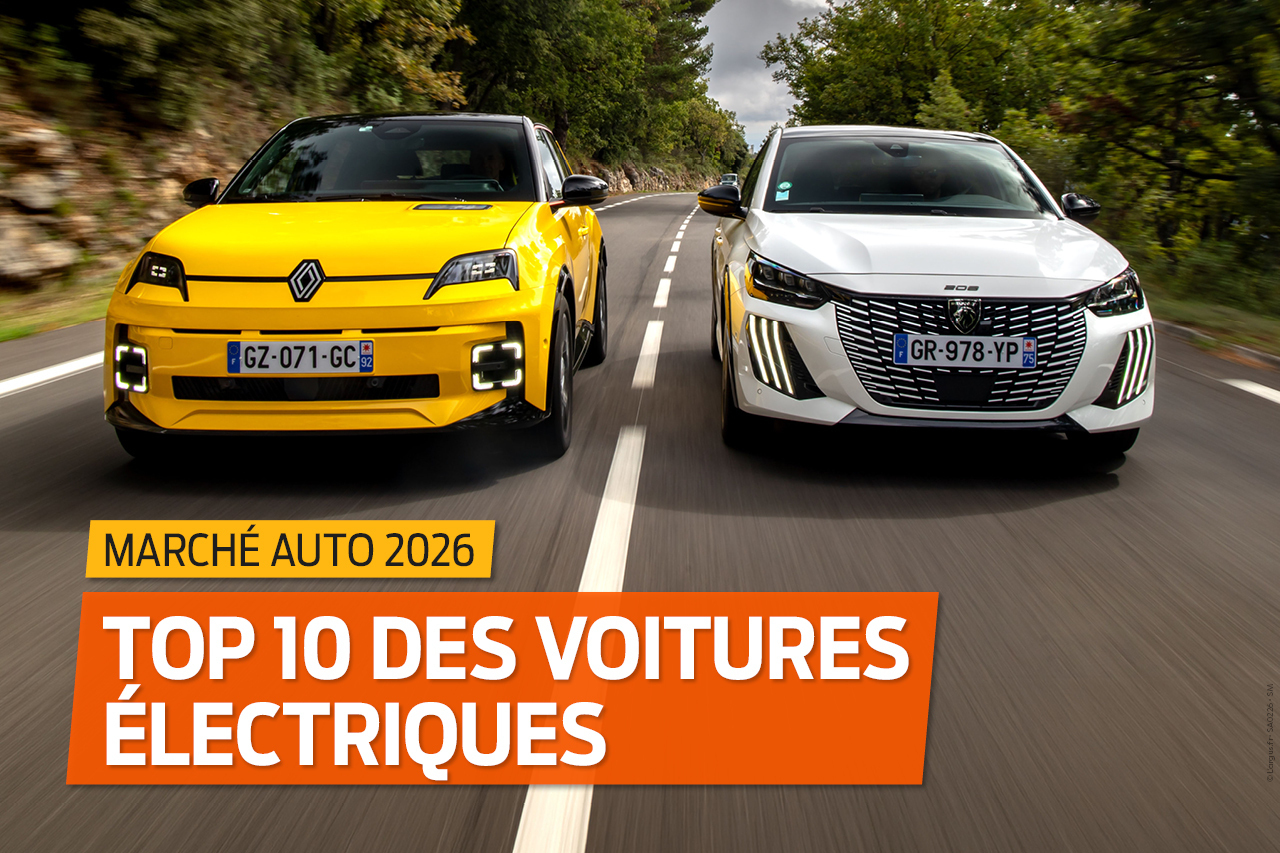 Les 10 voitures électriques les plus vendues en France en 2026 - L'Argus