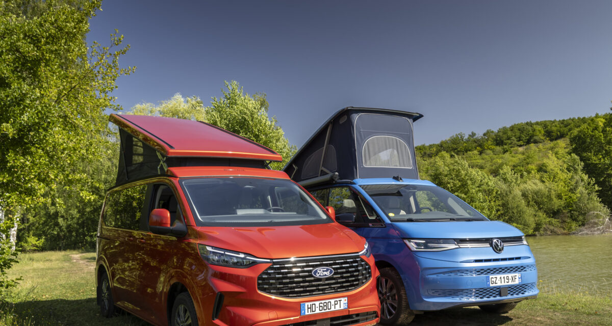 Essai comparatif. Le Ford Transit Nugget (2025) défie le Volkswagen ...